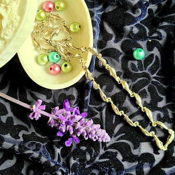 Jewelry | Vintage Sterling Silver Dolphin Link Necklace 26g | Poshmark